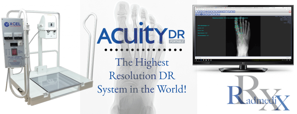 World's Highest Resolution Podiatry Digital X-Ray System - Radmedix